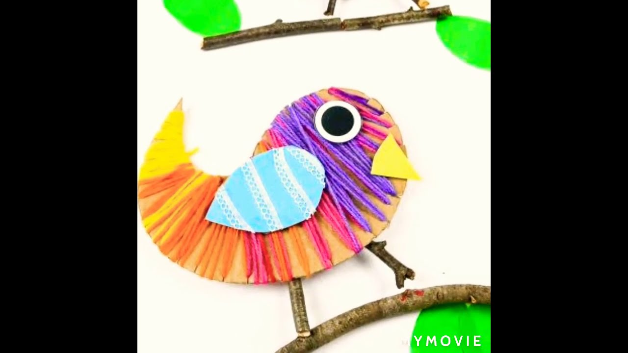 Yarn And Wool Crafts || Kids Activity || Craft Ideas - YouTube
