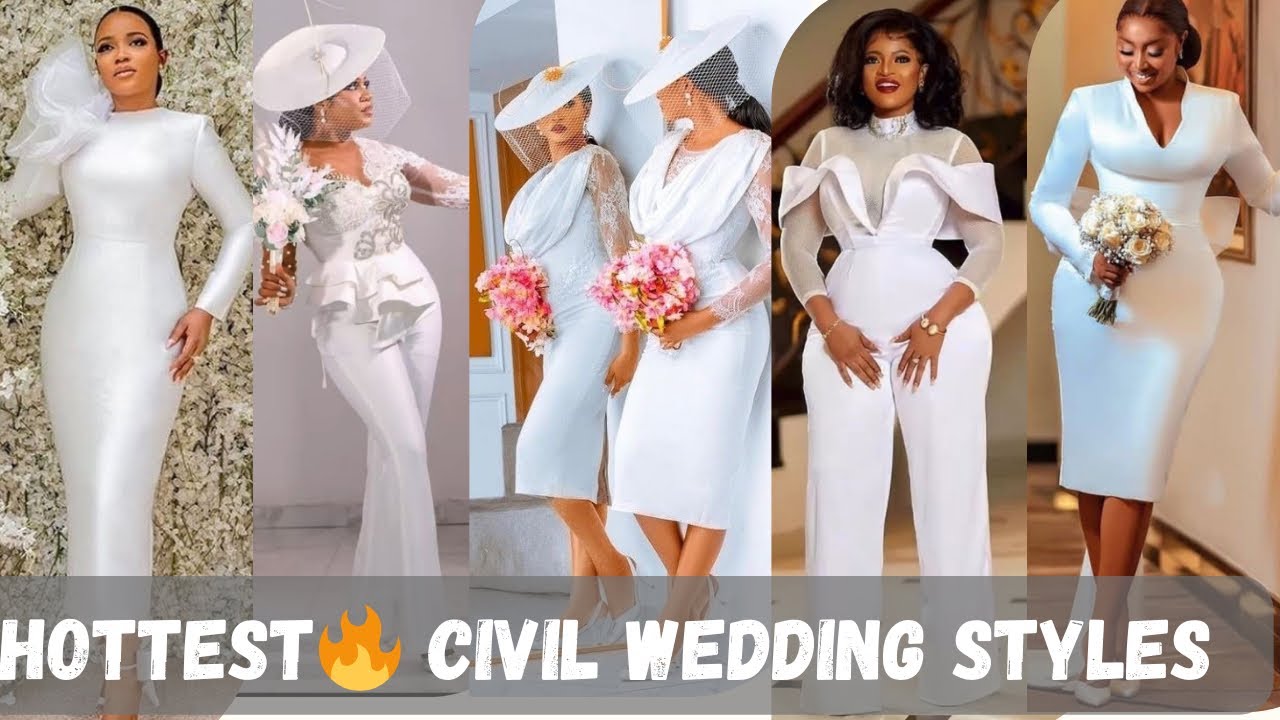 2024 Most Stylish Civil Wedding Styles for Elegant Ladies/Exquisite ...