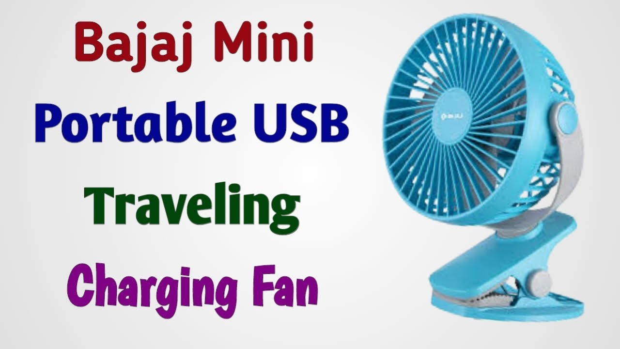 Best Rechargeable portable Fan | Bajaj pygmy mini fan portable personal ...