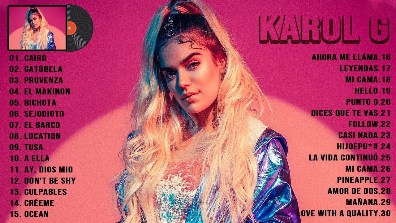 MIX REGGAETON 2023 - KAROL G MIX EXITOS 2023 - GRANDES EXITOS DE KAROL ...