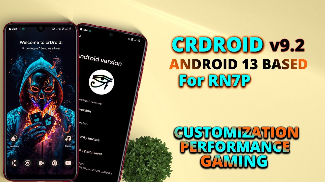 CrDroid 9.2 For Redmi Note 7 Pro | CrDroid v9.2 Android 13 Update ...