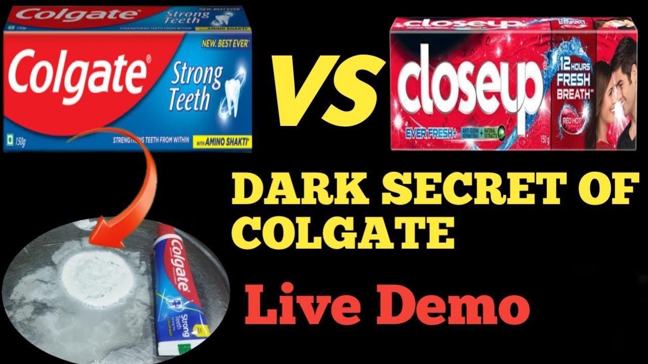 Colgate Vs Close Up Toothpaste Live Demonstration In Hindi Colgate Vs colgate-vs-close-up-toothpaste-live-demonstration-in-hindi-colgate-vs
