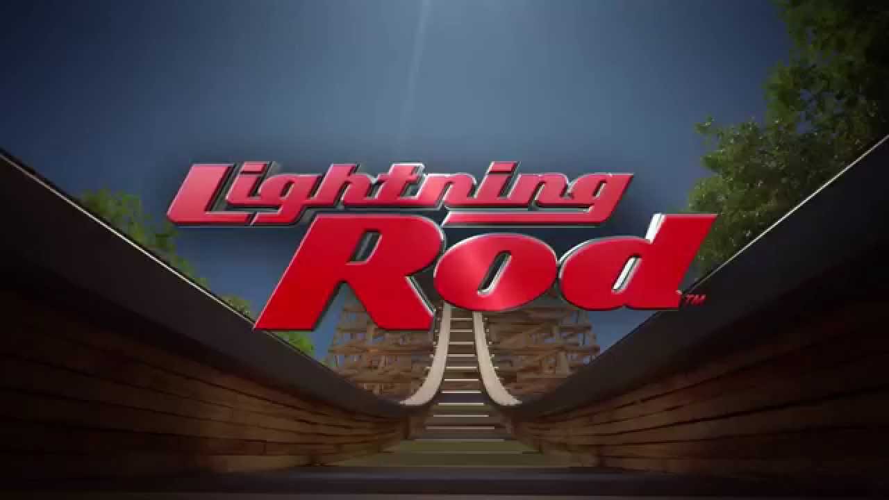 New Lightning Rod Launched Wooden Coaster from Dollywood - YouTube