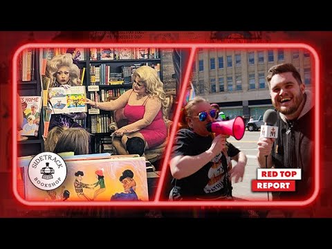 Protest at Drag Queen Story Time | Royal Oak, MI - YouTube