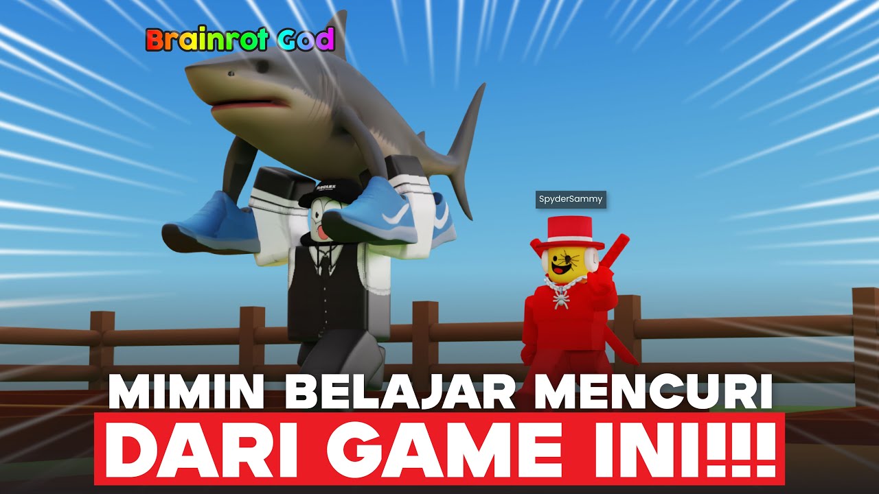 MIMIN BELAJAR MENCURI DI GAME INI! STEAL A BRAINROT - YouTube