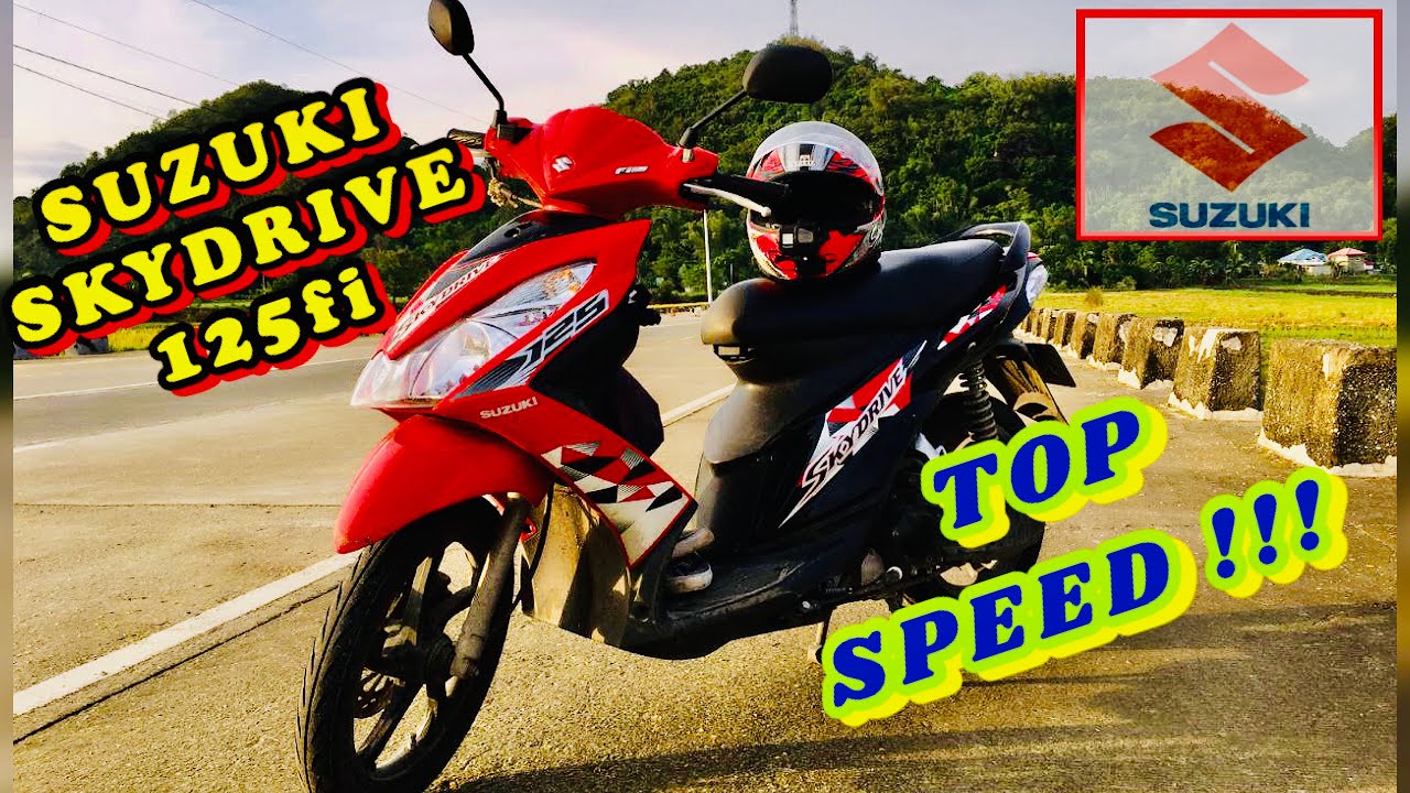 SUZUKI SKYDRIVE 125fi | TOP SPEED - YouTube
