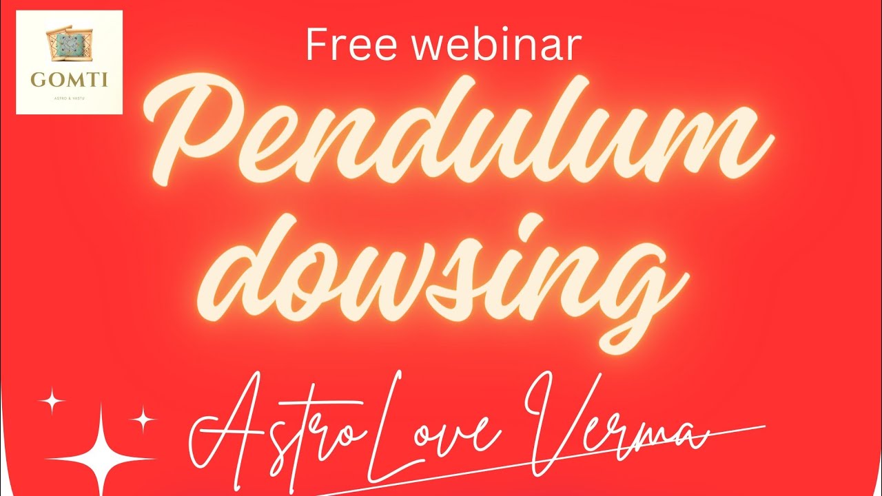 pendulum Dowsing Vastu & Healing course - YouTube