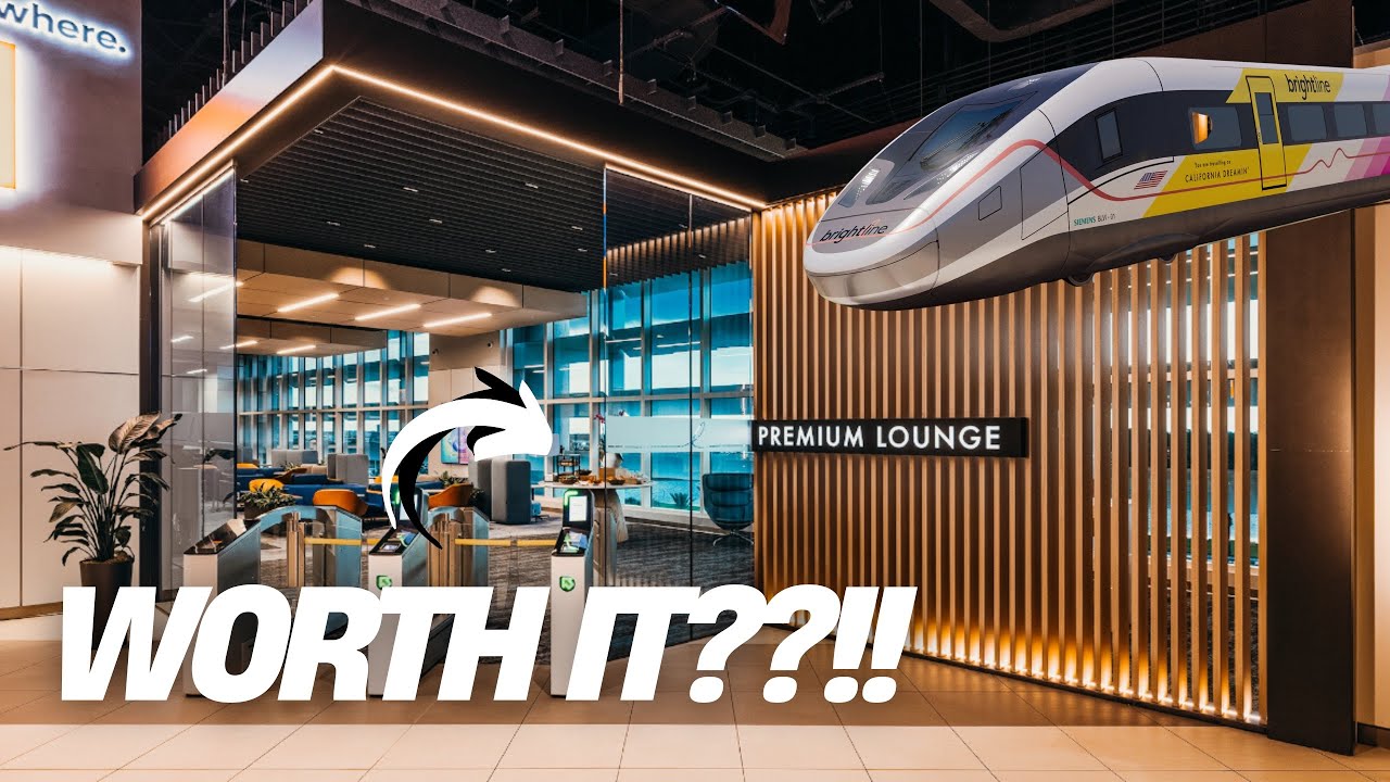 BRIGHTLINE PREMIUM LOUNGE FOOD OFFERINGS! (BREAKFAST & DINNER) - YouTube