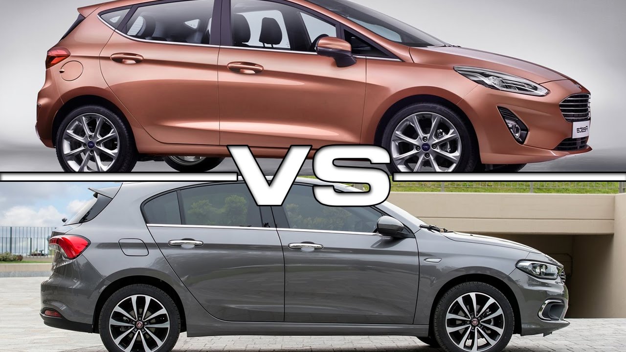 2017 Ford Fiesta vs 2017 Fiat Tipo - YouTube