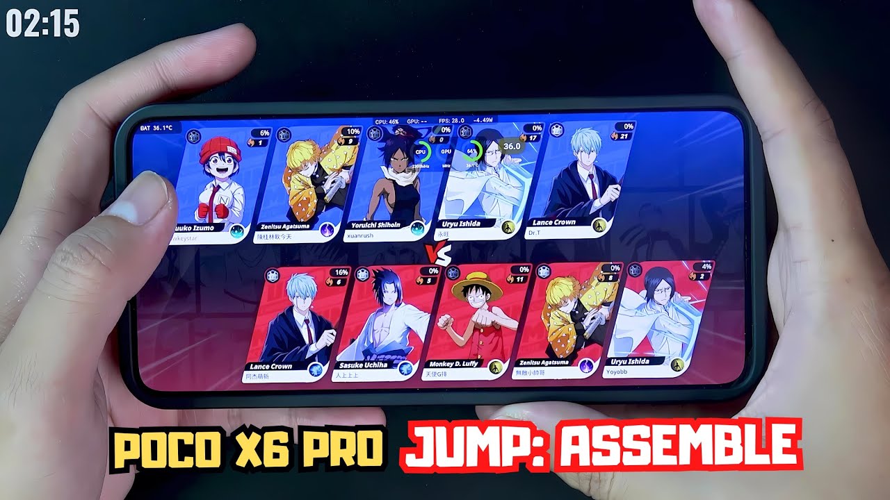 Test game JUMP Assemble on Poco X6 Pro - YouTube