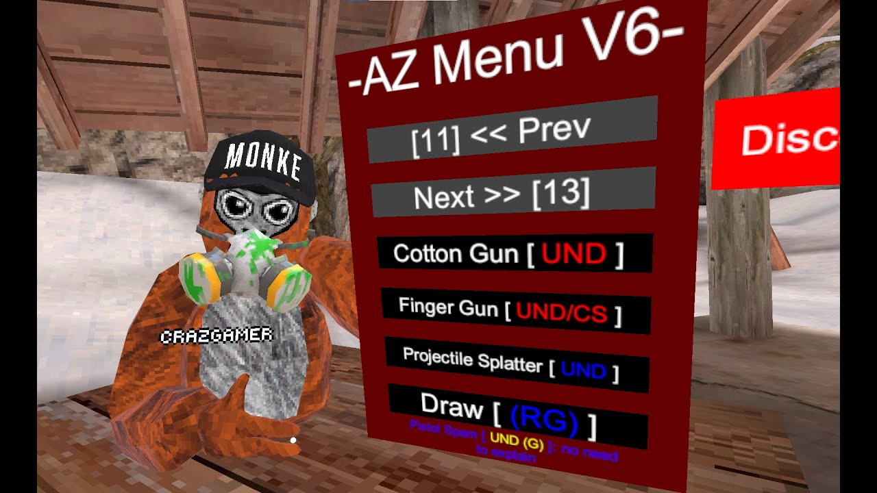 AZ V6 Mod Menu (Working Kick Gun) - YouTube
