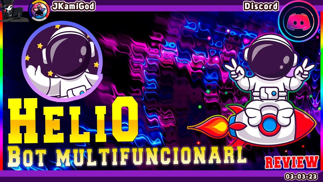 🟣Heli0 - Bot multifuncional💠 Discord 📡 JKamiGod - YouTube