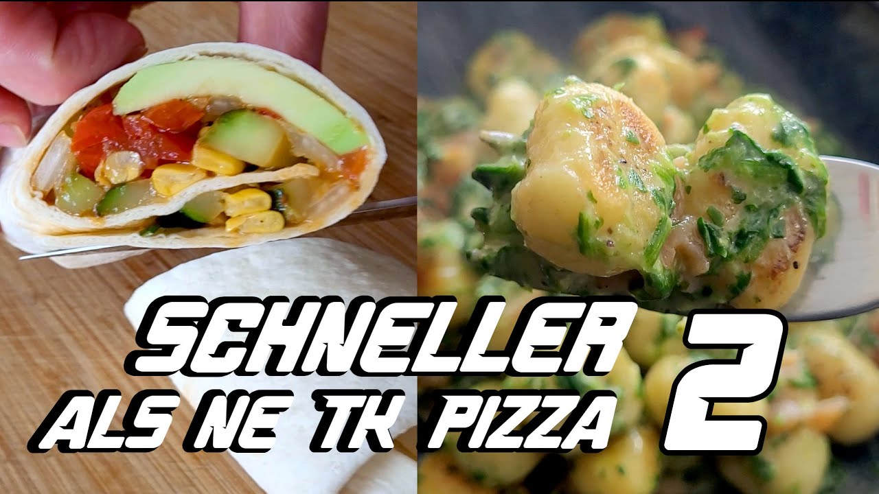 Wieder Schneller als ne TK Pizza 2 | Rezepte zum Nachkochen - YouTube