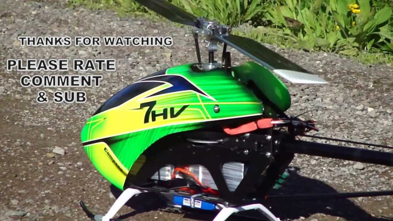 RC FLIGHT COMPASS 7HV FLIP, LOOP & INVERTED HOVER - YouTube