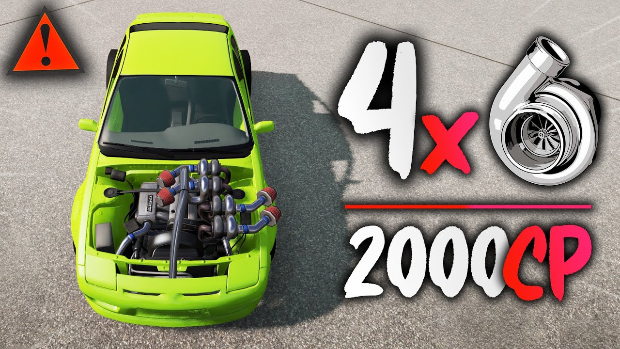 4 TURBINE PE UN MOTOR DE 2.0L | BeamNG.Drive - YouTube