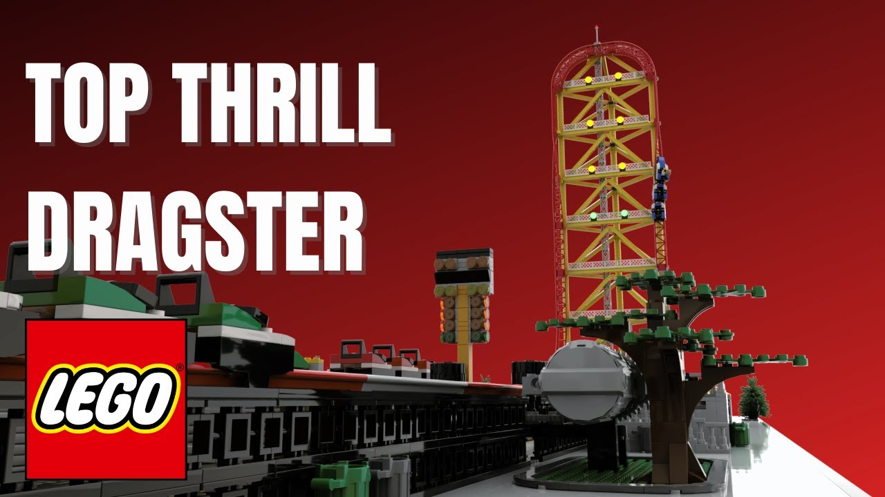 FULLY FUNCTIONAL!!! | Top Thrill Dragster - LEGO | Version 3 - YouTube