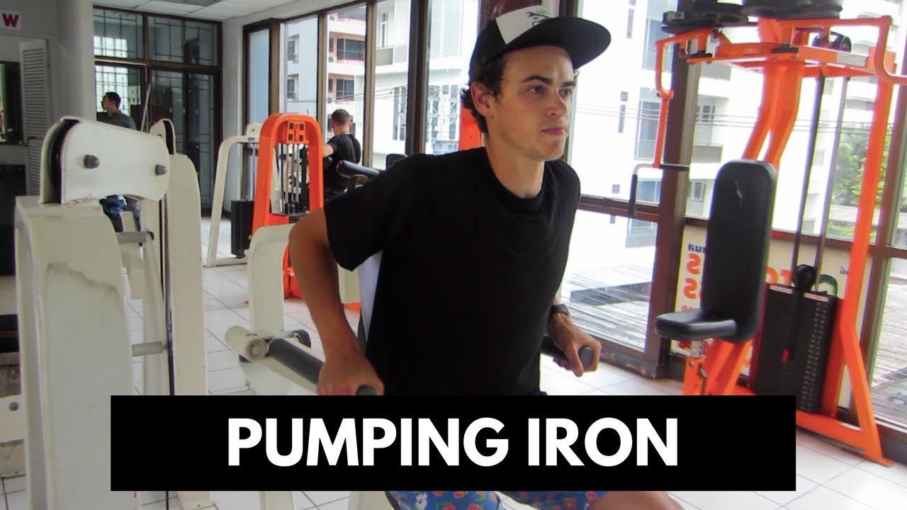 Pumping Iron in Bangkok Gym VLOG 49 - YouTube