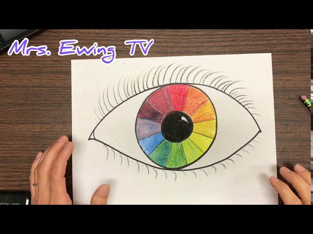 Eye Drawing Color Wheel
