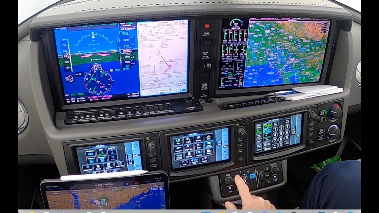 ILS APPROACH in IMC SF50 VISIONJET - YouTube