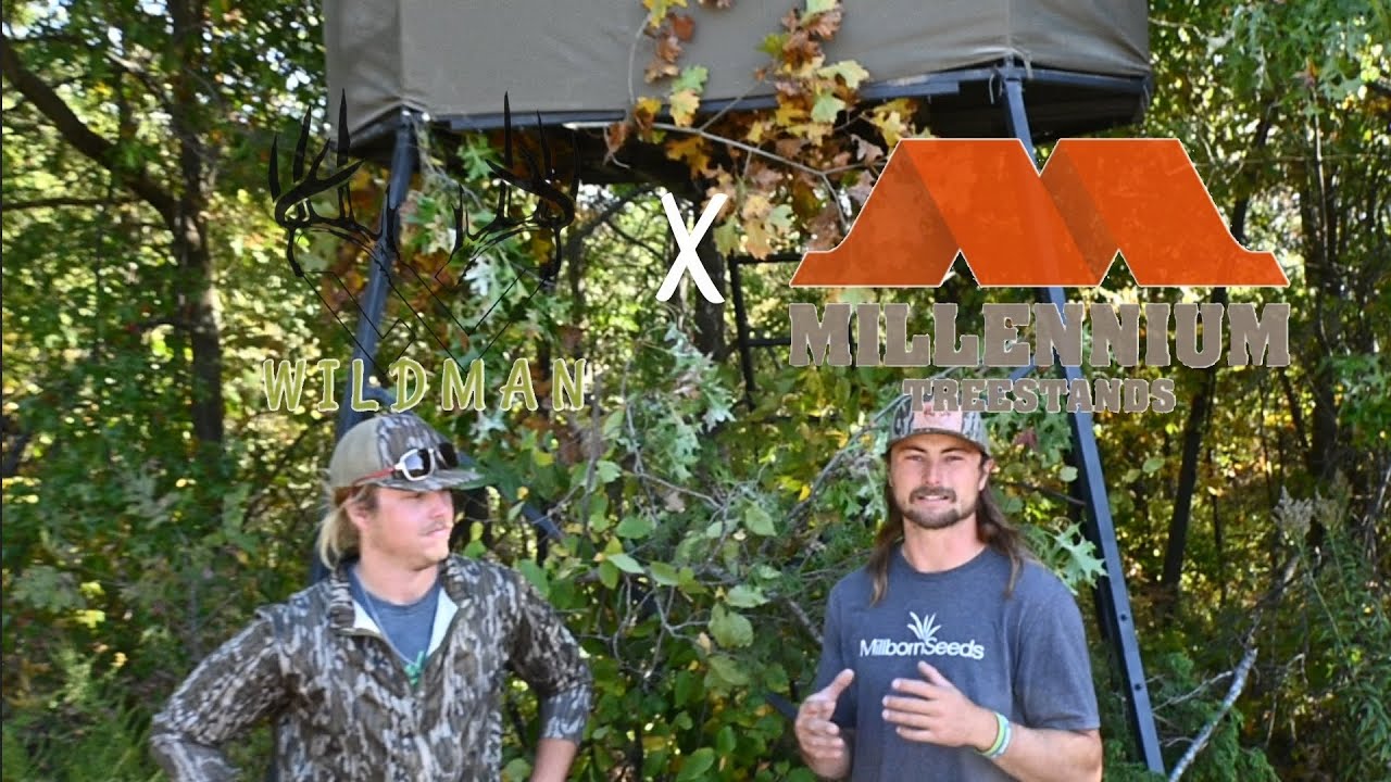 Wildman Outdoors and Millennium Treestands Partnership - YouTube