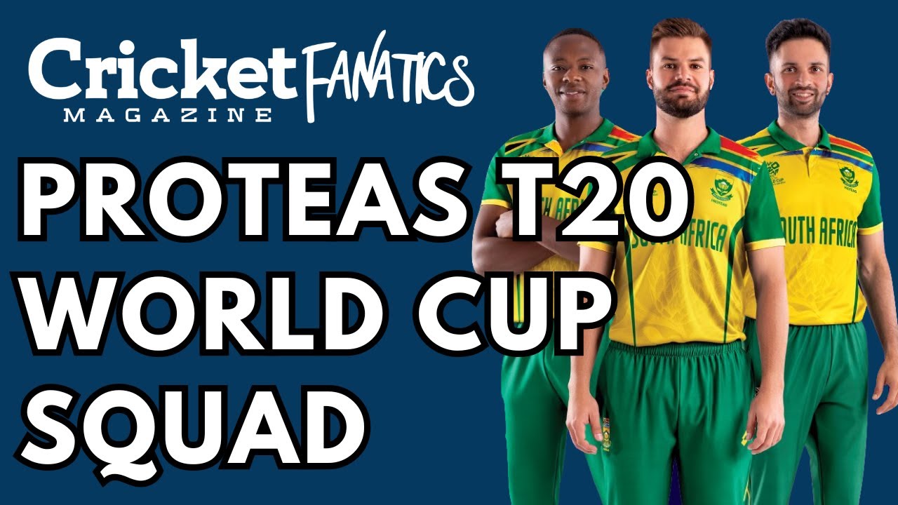 Proteas T20 World Cup Squad - YouTube