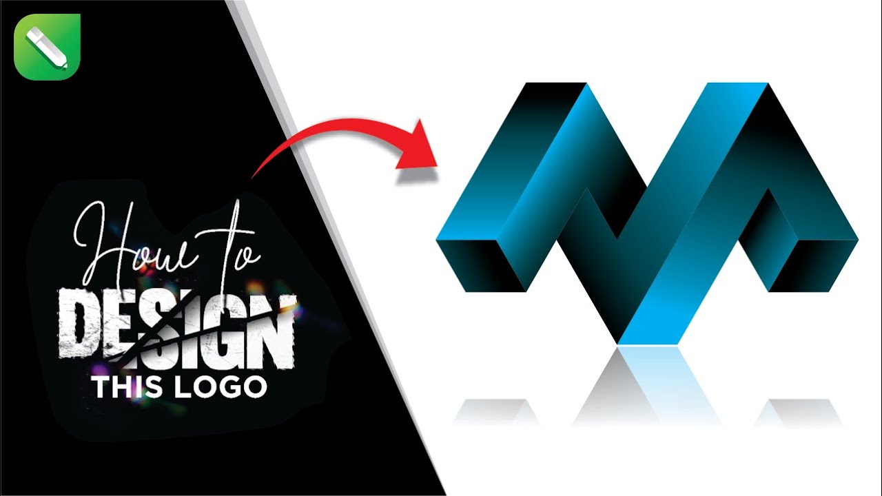 The Modern M Letter Logo Design Process Using Triangle Shape ...