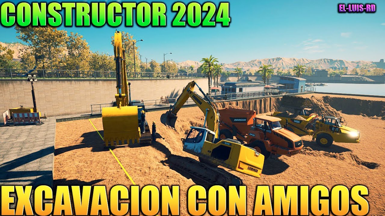 🏗️nuevo constructor 2024 EXCAVACION CON AMIGOS 🏗️ - YouTube
