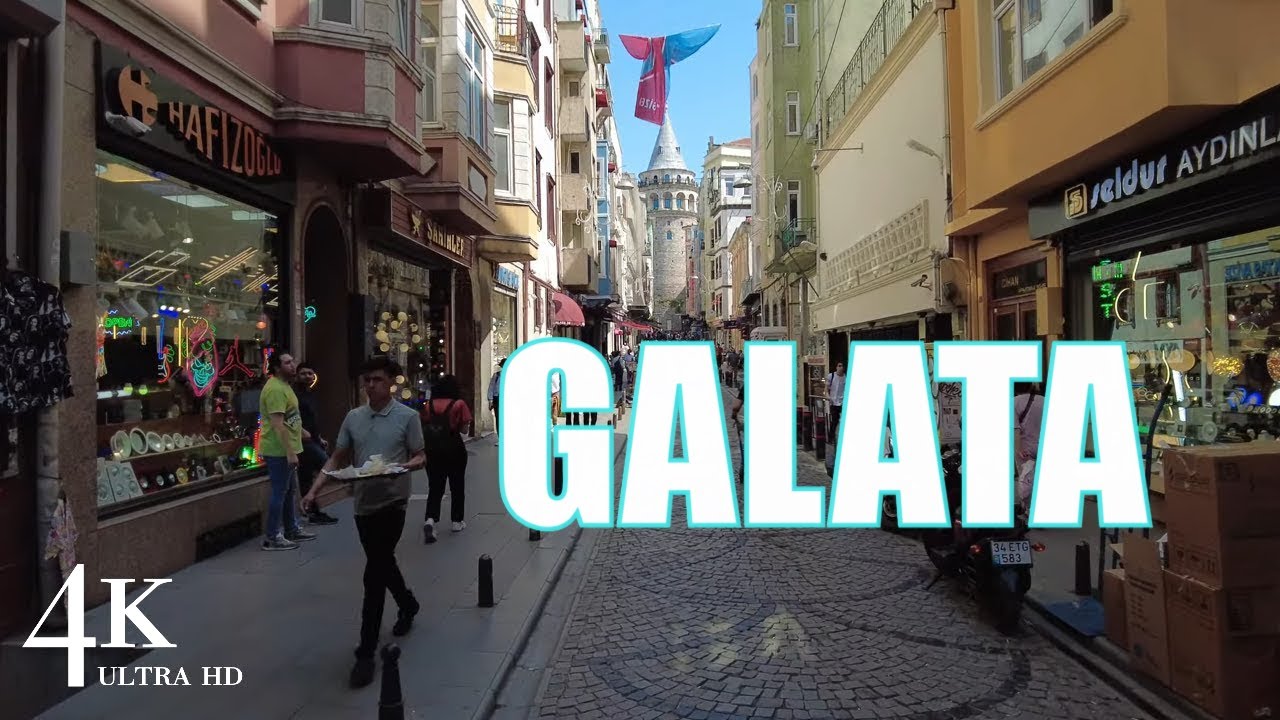【4K】Istanbul 2022 Pera Galata Neighbourhood Beyoglu - YouTube