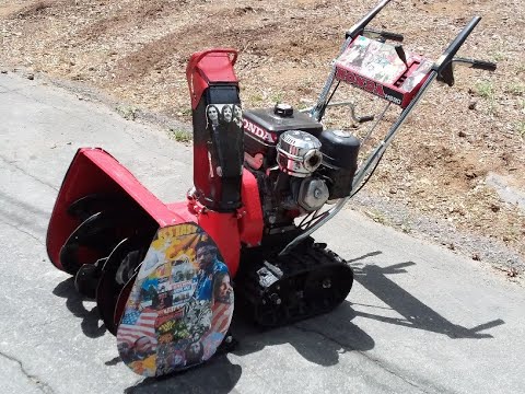 Honda HS80/824 Snowblower Restoration , Part 1, August 2024 - YouTube