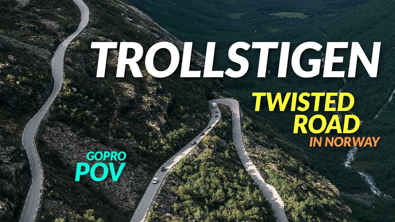 Trollstigen – POV Tenere XT660 motorcycle ride on the troll path in ...