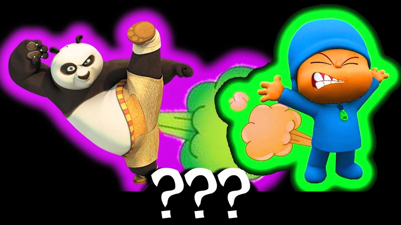 💨 16 Kung Fu Panda & Pocoyo "Fart" Sound Variations in 65 Seconds 💨 ...