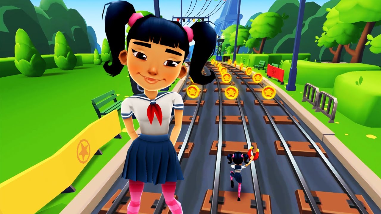 Harumi Vs Thunderbolt – Subway Surfers Paris Summer Games - YouTube