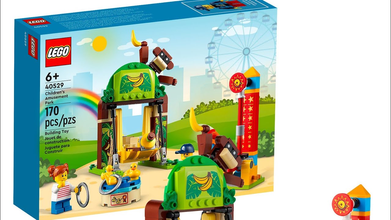 Lego 40529 Childrens Amusement Park Unboxing - YouTube