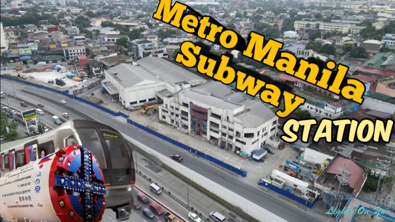 THE FIRST STATION of METRO MANILA SUBWAY | Metro Manila Subway Depot ...
