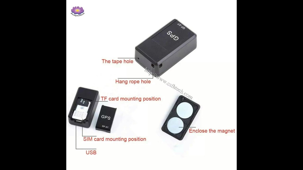 GF07 Mini GPS Tracker Wireless GSM GF07 GPS Tracker Spy GPS Tracker ...