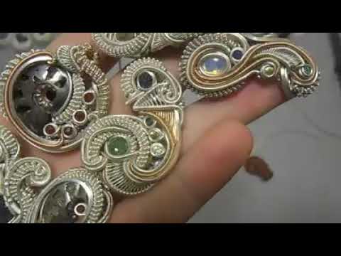 Heady wire wrap hat pin case , high end wire wrap tutorial by noetic ...