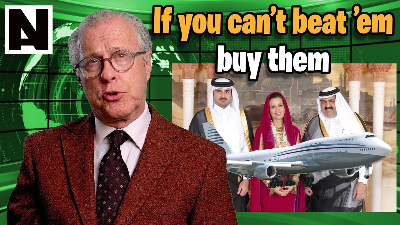 Terrorist funder, Qatar, gives Trump a luxury airplane. UK Barrister talks non-binary. - YouTube