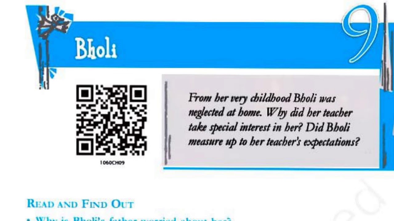 Class-10 English NCERT,L-9 Bholi(Part-1)in हिंदी Explanation/Footprint ...