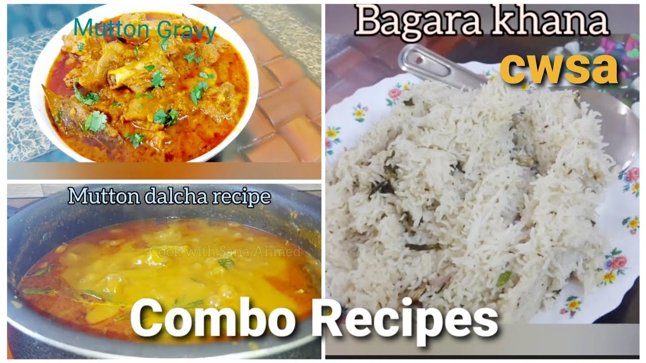 Bagara khana aur Mutton ka Dalcha | Friday Special Hyderabadi recipe ...