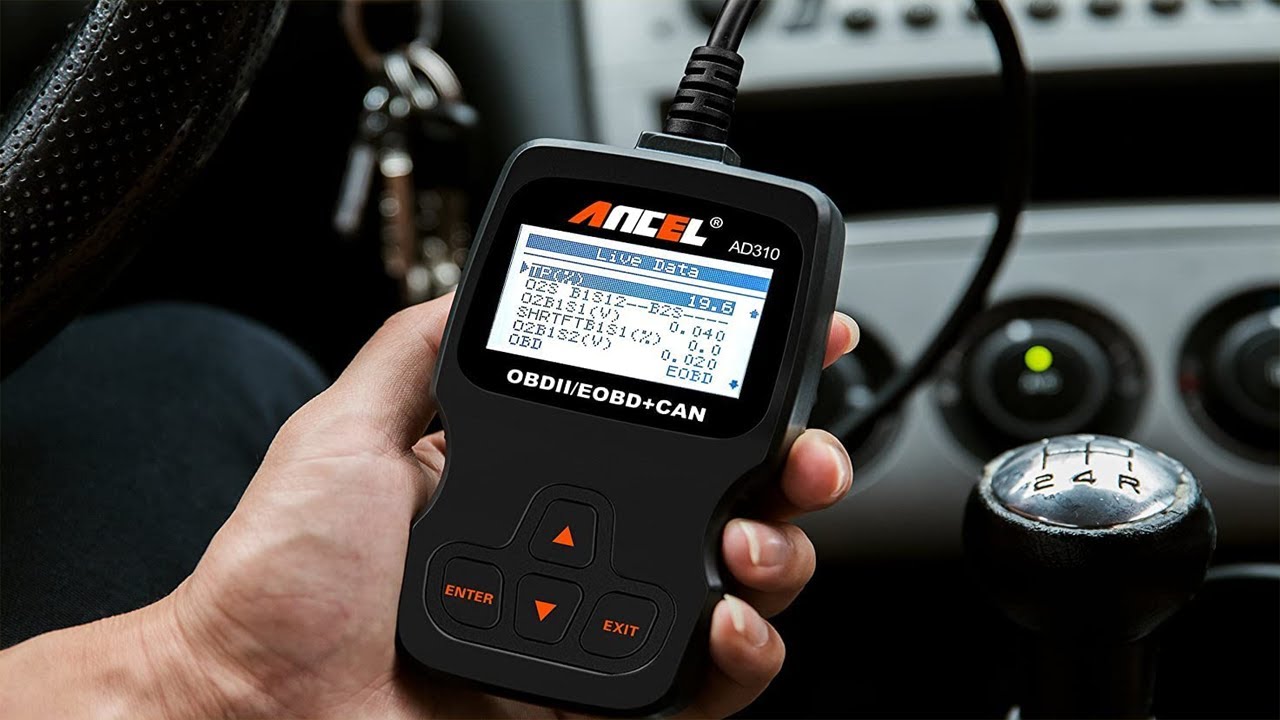 ANCEL AD310 Classic Enhanced Universal OBD II Scanner - YouTube