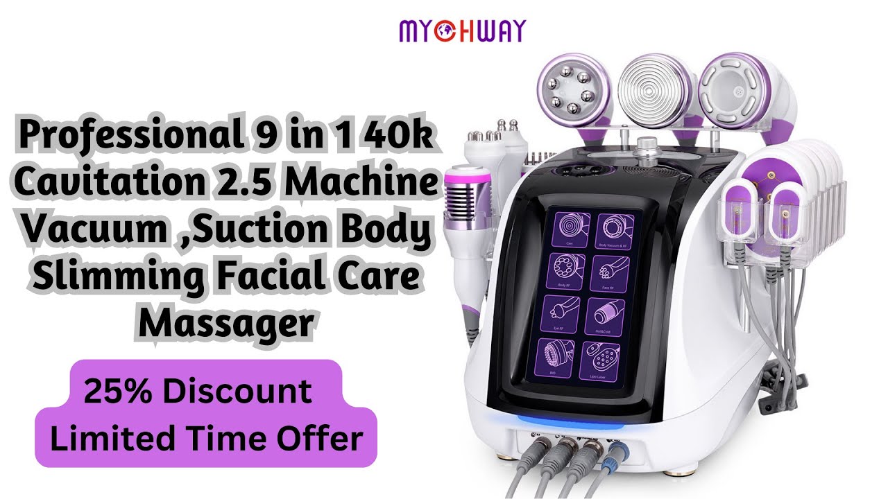 Facial Care Massager | Professional 9 in 1 40k Cavitation 2.5 Machine ...