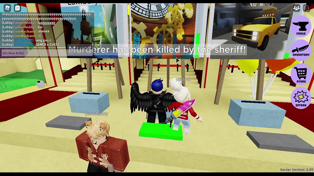 (Roblox Murder party) gameplay - YouTube