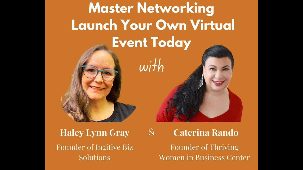 Master Networking_ Launch Your Own Virtual Event Today - YouTube