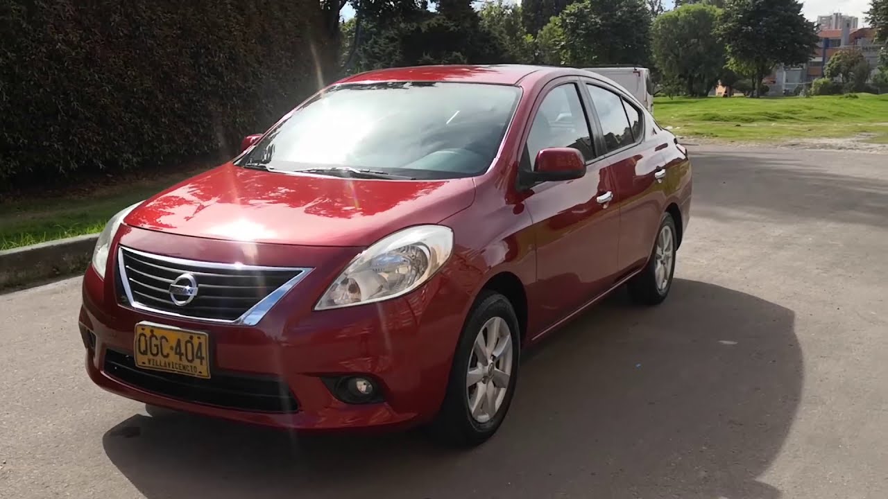 NISSAN VERSA 2013 ROJO - YouTube
