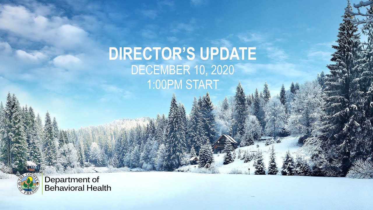 Director's Update - Dec. 10, 2020 - YouTube