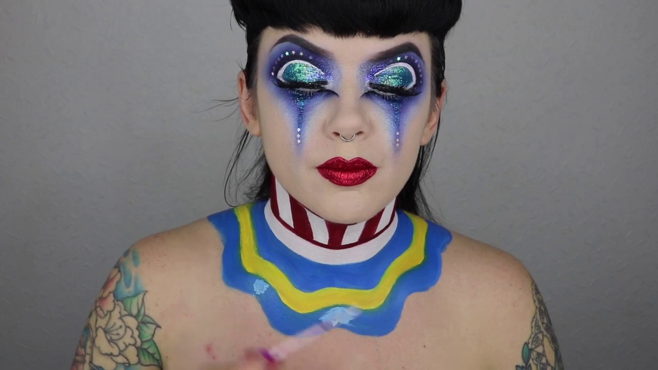 Dumbo Disney Makeup Tutorial | Circus Carnival Bodyart | Creative ...