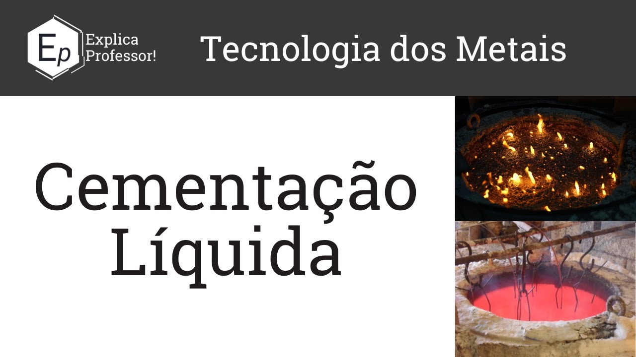 Cementação Líquida | Cementação em Sal Fundido | Carbonetação | Aula 33 ...