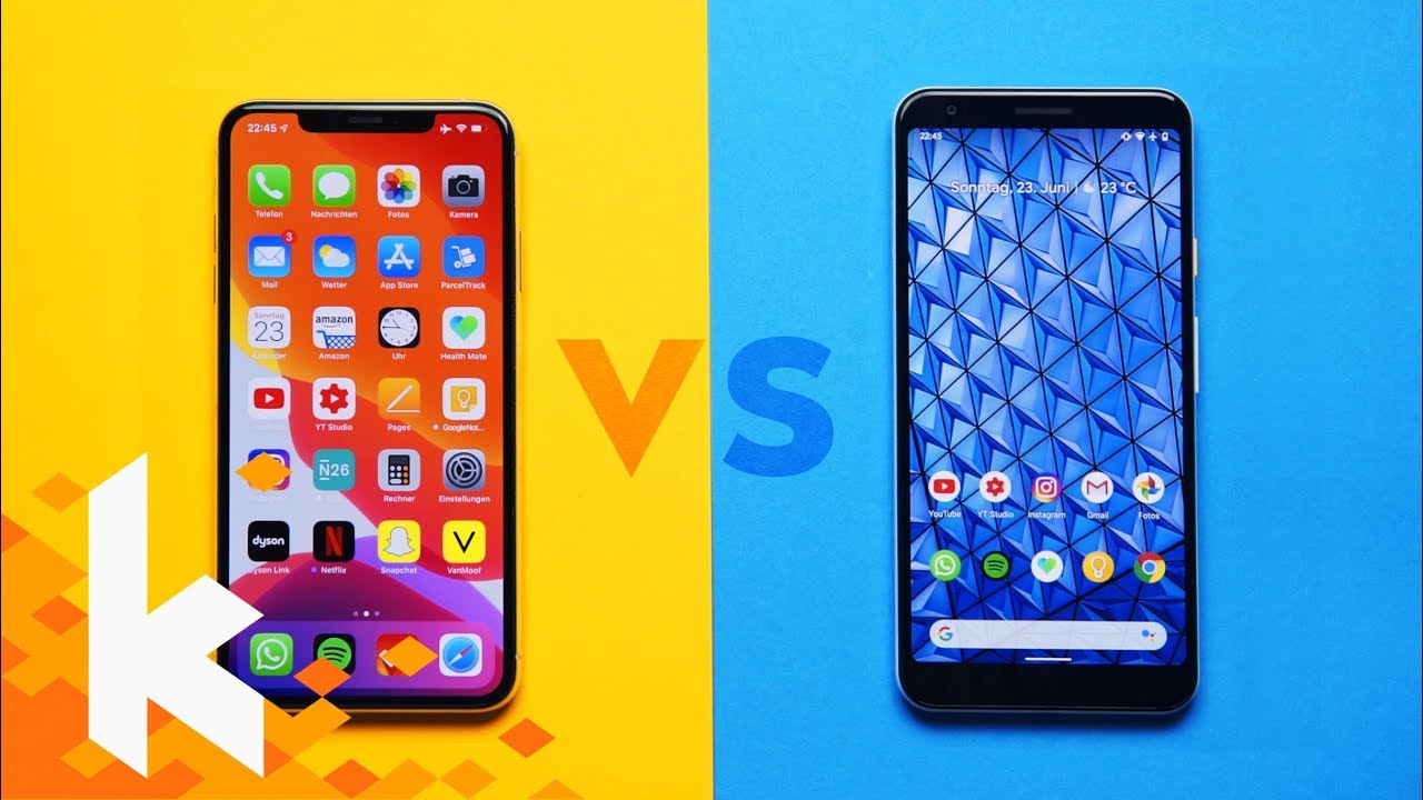 iOS 13 vs Android 10 - Alle wichtigen Unterschiede! - YouTube