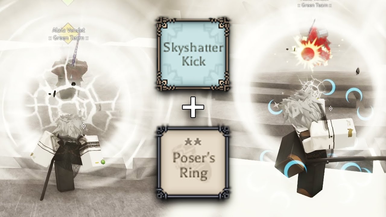 Poser's Ring Skyshatter Kicking | Deepwoken - YouTube