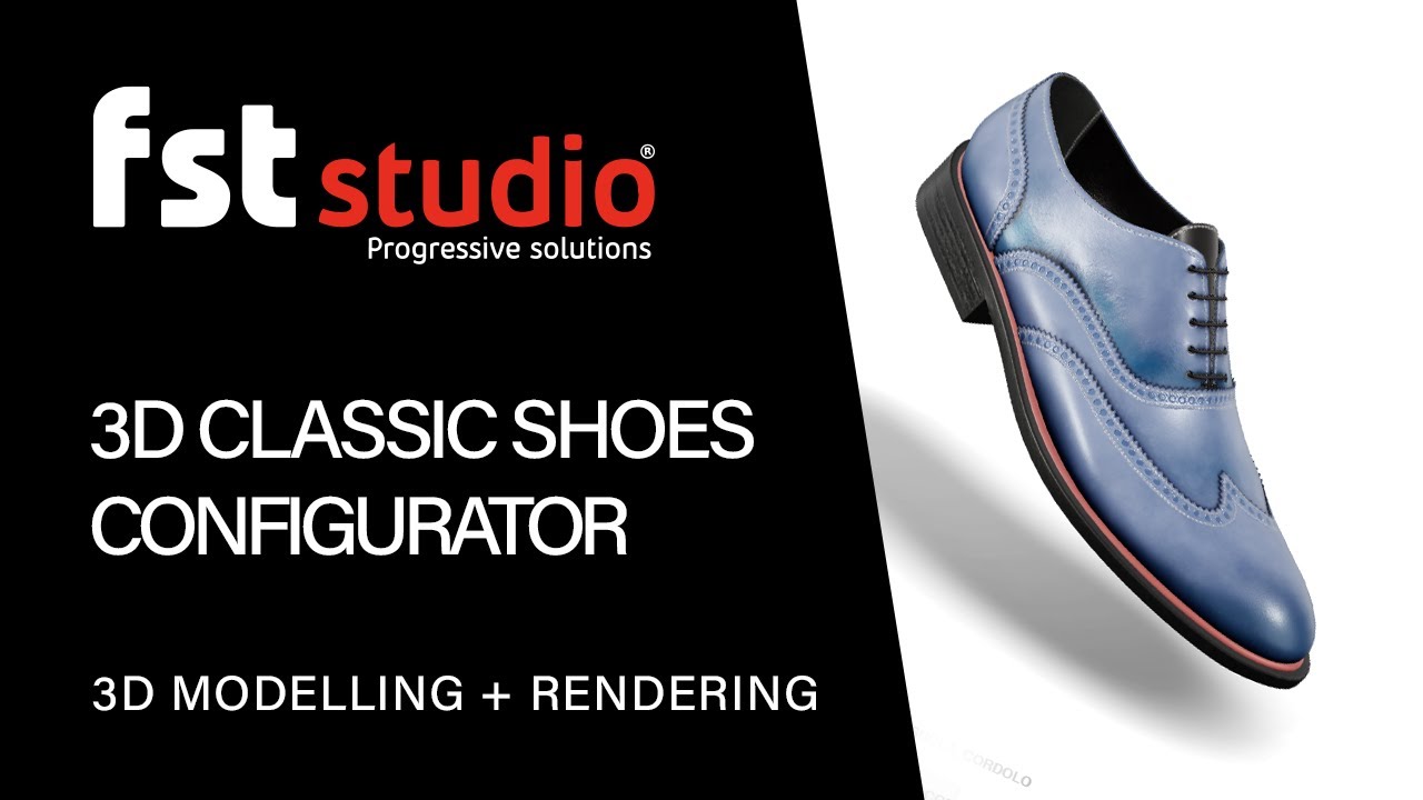 3d classic shoes configurator - configuratore 3d scarpa classica - FST ...